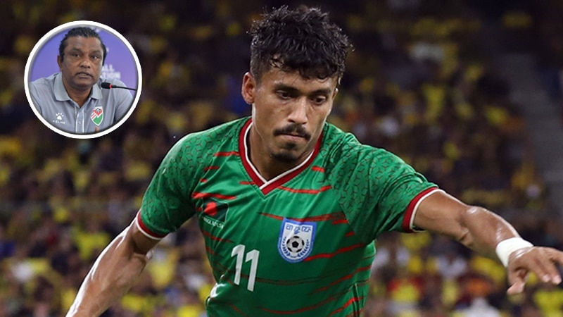 মালদ্বীপের ম্যাচ পরিকল্পনায় বাংলাদেশের উইঙ্গার রাকিব