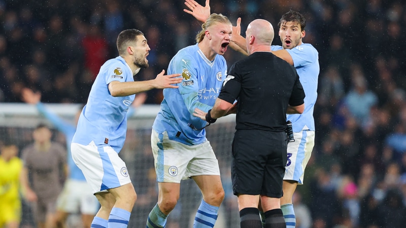 Man City charged by FA over Referee dispute in Tottenham draw