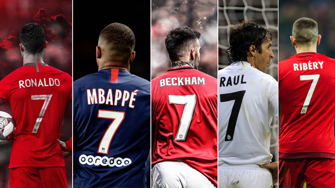 CR7 and the Legends of the Number 7: Why It’s Iconic
